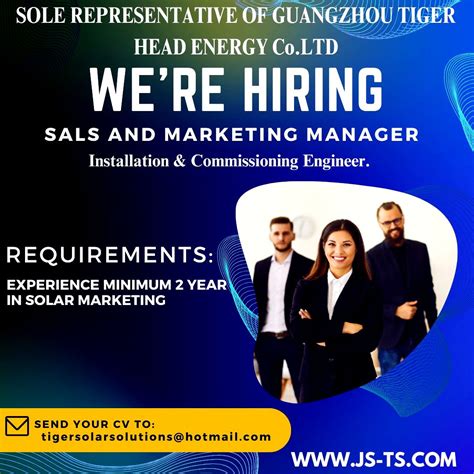 Were Currently Seeking Talented Individuals To Join Our Team In The Field Of Solar Energy