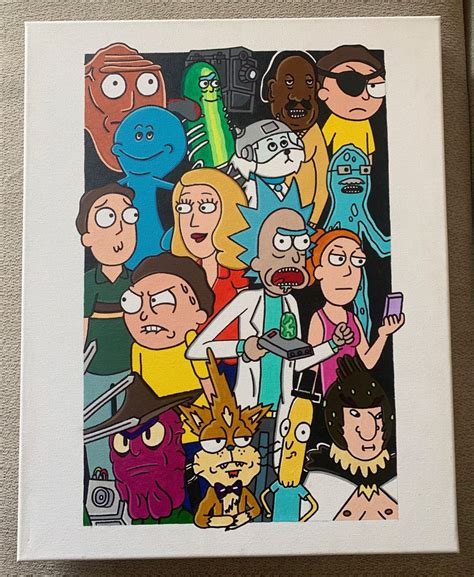 Rick And Morty Character Madness Rick And Morty Pictures To Draw