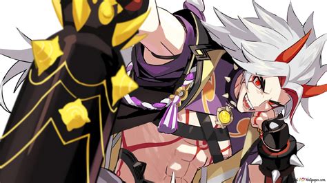 Arataki Itto Geo Character Genshin Impact Anime Video Game K Wallpaper Download