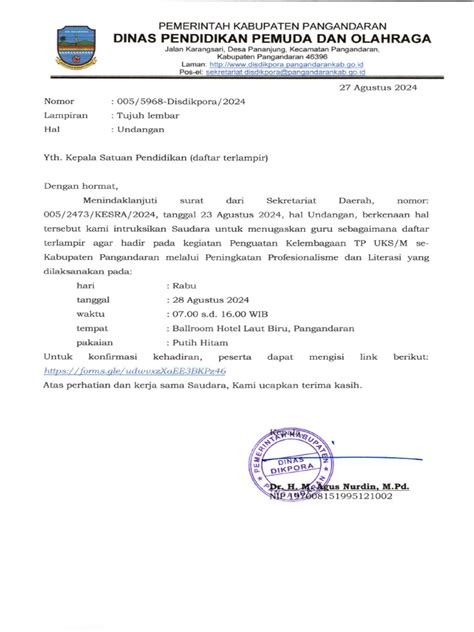 Undangan Tp Uks M Pdf