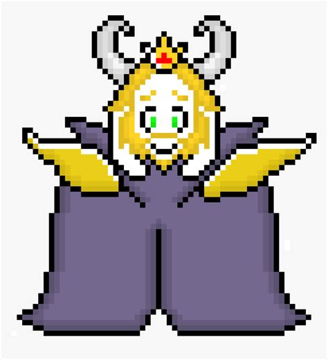 Undertale Asgore Sprite Transparent Hd Png Download Kindpng
