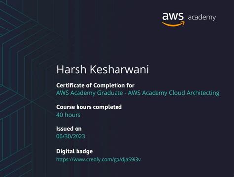 harsh kesharwani on linkedin aws awscertification cloudarchitect