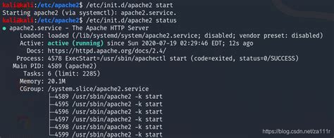 Kali安装apache、mysql、php Csdn博客