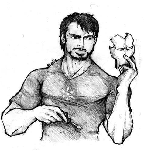 Marvel Tony Stark By Jazude On Deviantart