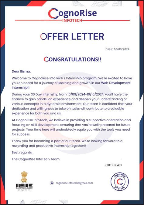 Bisma Tariq On Linkedin Cognorise Infotech