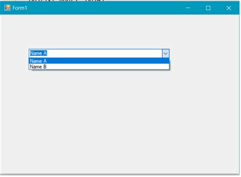 C Binding Dictionary To A Combobox Stack Overflow
