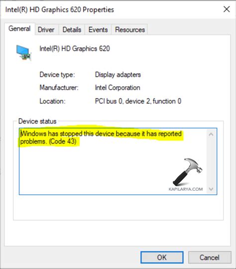 Fix Windows Has Stopped This Device Because It Has Reported Problems Code