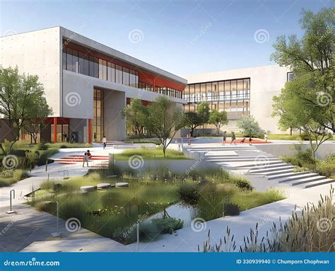 Cutting Edge School Campus With Immersive Vr Classrooms And Futuristic Amenities In Sleek