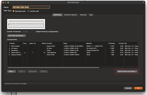 Add Feature To Wall Styles To Control Wrapping At Capped Wall Ends