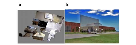 A 3d Reconfiguration With Kinect B Hospital In Second Life Island Download Scientific