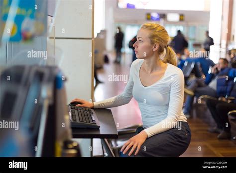 Public Internet Access Point Airport Hi Res Stock Photography And Images Alamy
