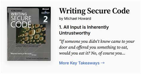 Writing Secure Code Summary And Audio