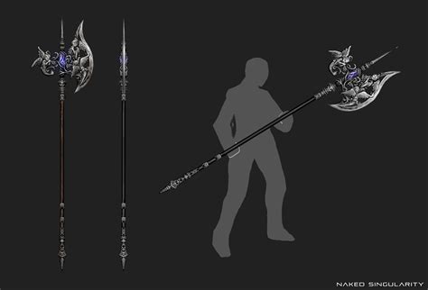 Naked Singularity Studio Dark Fantasy Halberds Full Set For Souls Game