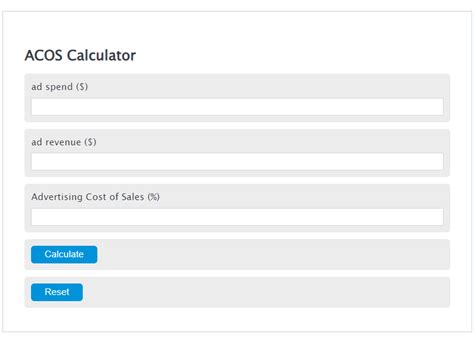 Acos Calculator Calculator Academy