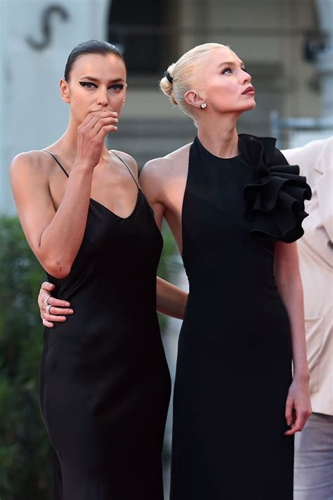 Irina Shayk And Stella Maxwell Venice Film Festival Red Carpet