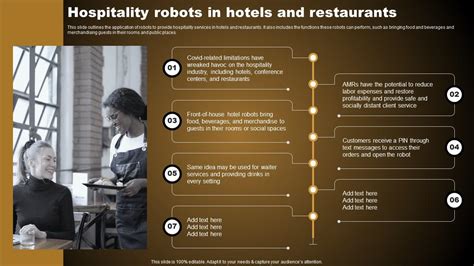 Hospitality Robots In Hotels And Restaurants Types Of Autonomous