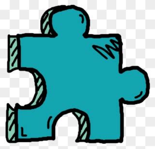Teal Clipart Puzzle Piece Png Download 2674344 Pinclipart