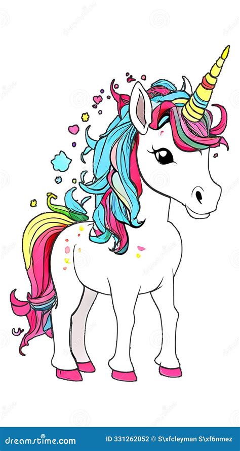 Unicorn Color By Number Coloring Page Design Unicorn Story Tailing