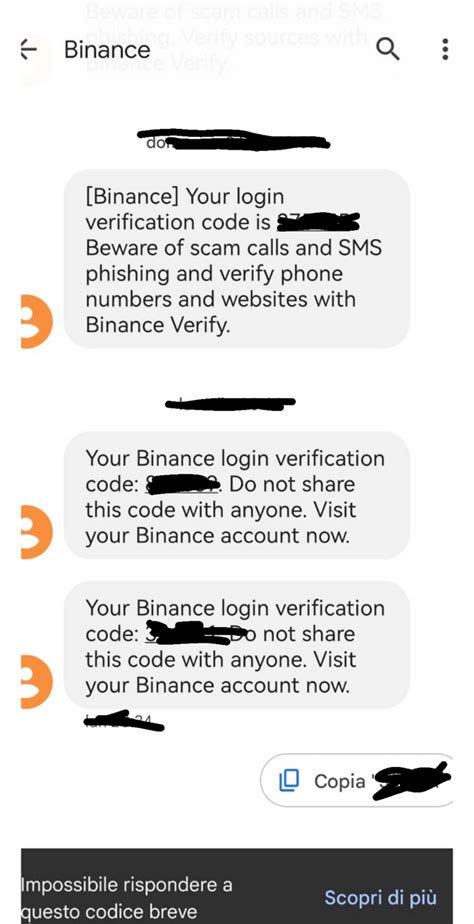 Binance Sent Unprompted Verification Code Once Password Is Unique And