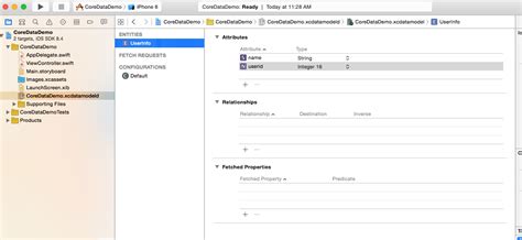 Using Core Data In Swift To Create An Entity