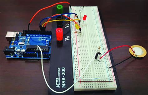 Montagem Experimental Do Experimento Envolvendo O Arduino Sensor