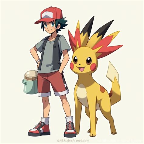 Ash Ketchum Concept Art Creation Stable Diffusion Online
