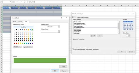 Microsoft Excel Edit Existing Table Style Super User