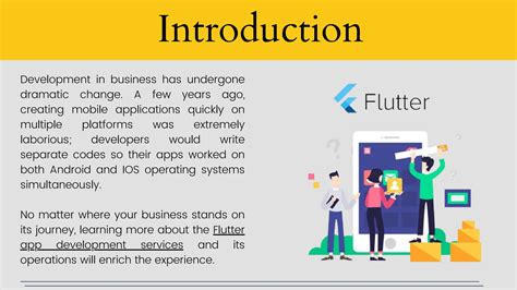 why choose flutter for mobile application development pdf