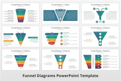 Funnel Diagrams PowerPoint Template Powerpoint Templates Powerpoint Presentation Slides