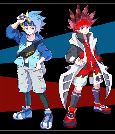 Kurosu Ekusu And Kazami Bird Beyblade And 1 More Drawn By Teshibe Xxx