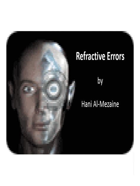 Refractive Errors Download Free Pdf Visual Acuity Eye