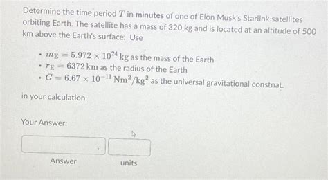 [solved] determine the time period t in minutes of one of