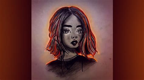 Glowing Effect Drawing Tutorial YouTube