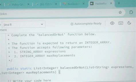 3 R 4 M Java 8 Autocomplete Ready Complete StudyX