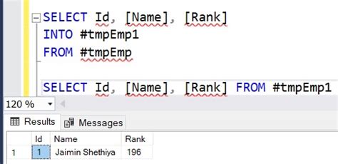 SQL Temporary Tables Syntax Types And Usage