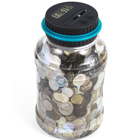 Qiekaka Coin Bank For Saving Money Digital Coin Counter