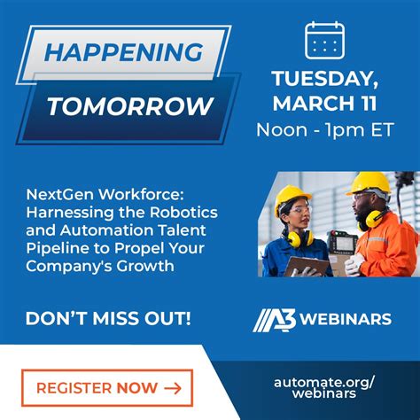 A3webinar A3 Association For Advancing Automation