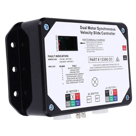 Dual Motor Synchronous Velocity Slide Controller For Lippert In Wall