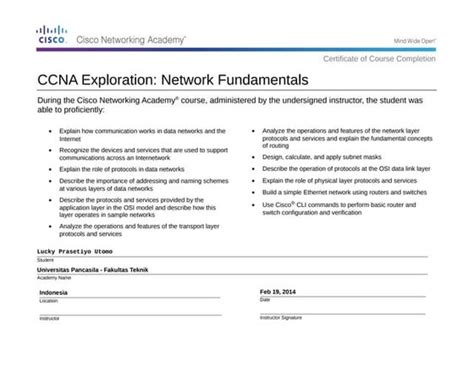 Ccna Exploration Network Fundamentals Pdf Computer Networking Computing