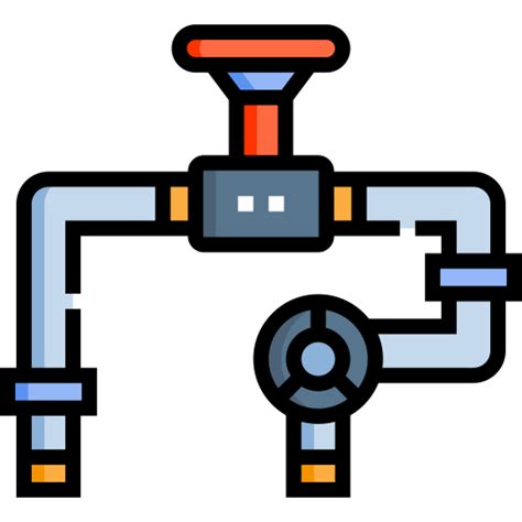 Pipeline Detailed Straight Lineal Color Icon