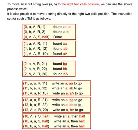 solved 2 we know how to build a tm to move an input string