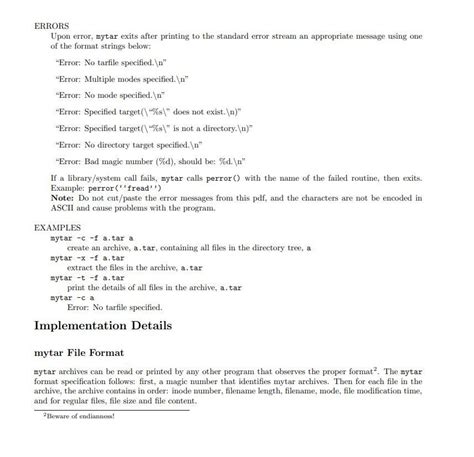 Solved Project 3 Tar Tape Archive File Manipulation