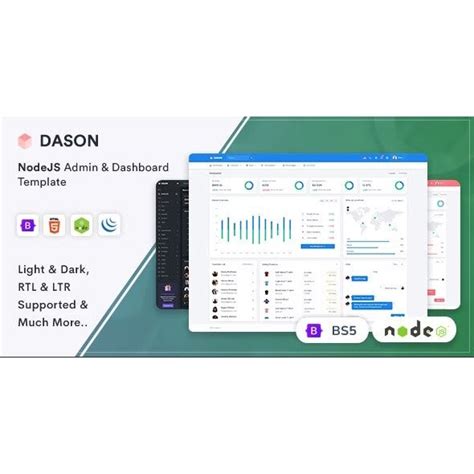 jual bootstrap 5 dason premium admin dashboard template nodejs php
