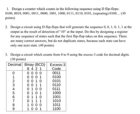 solved 1 design a counter which counts in the following