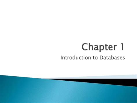 Ppt Introduction To Databases Characteristics Advantages And