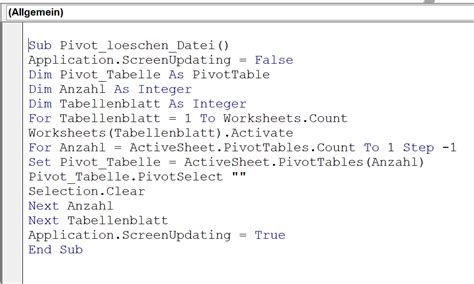 Excel Tipps Und Tricks Mit Diesem Makro Können Sie Alle Pivot
