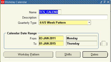 Oracle Inventory Defining Calendar « Learn Oracle