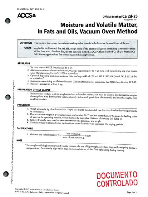 aocs 2d 25 2017 pdf water vacuum