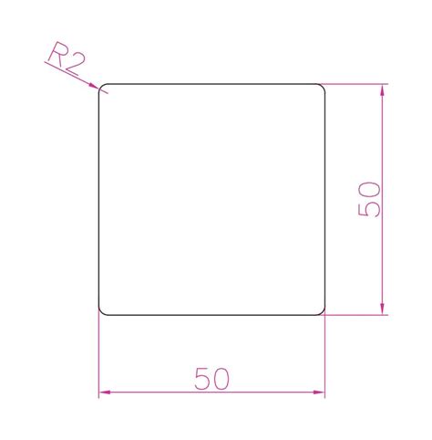 Bergo Solid Box Section Square Bergopro