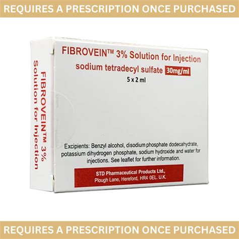 Fibrovein 3 Solution For Injection 5 X 2ml Two Face Aesthetics